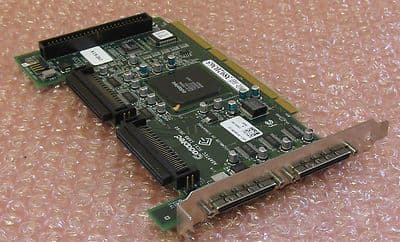 Dell/Adaptec 39160 PCI-X 64-bit Ultra 160 SCSI Controller Card W2414 0W2414