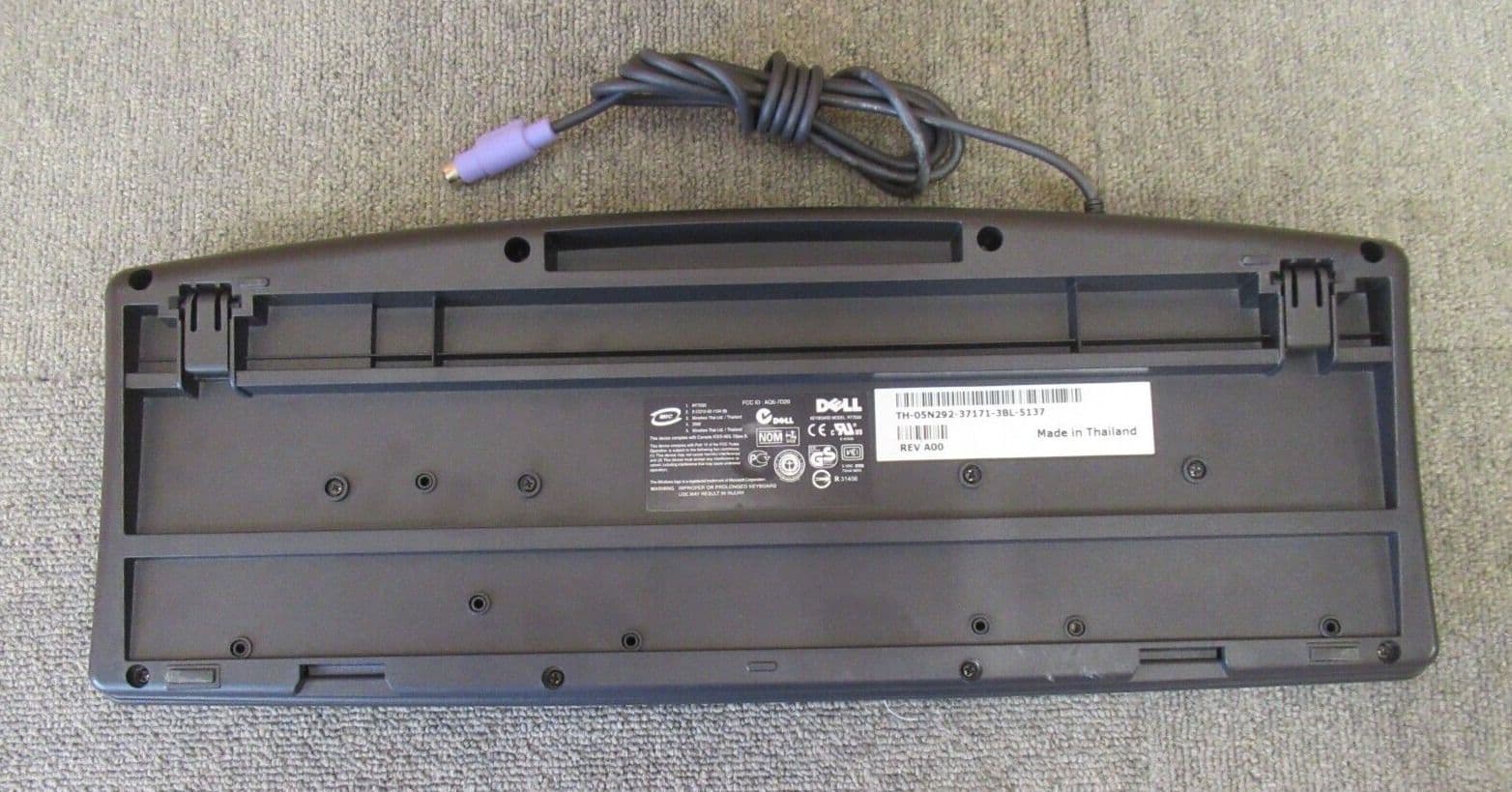 Dell AQ6-7D20 5N292 PS/2 Wired Black 104-key UK QWERTY Standard Keyboard