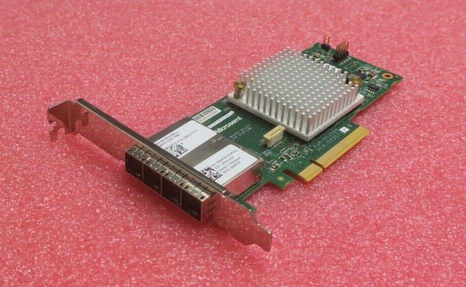 Dell ASA-80165H Quad-Port External Mini SAS HD 12Gb/s Host Bus Adapter ...