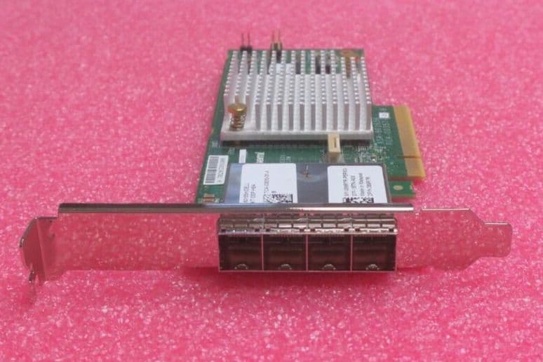 Dell ASA-80165H Quad-Port External Mini SAS HD 12Gb/s Host Bus Adapter ...