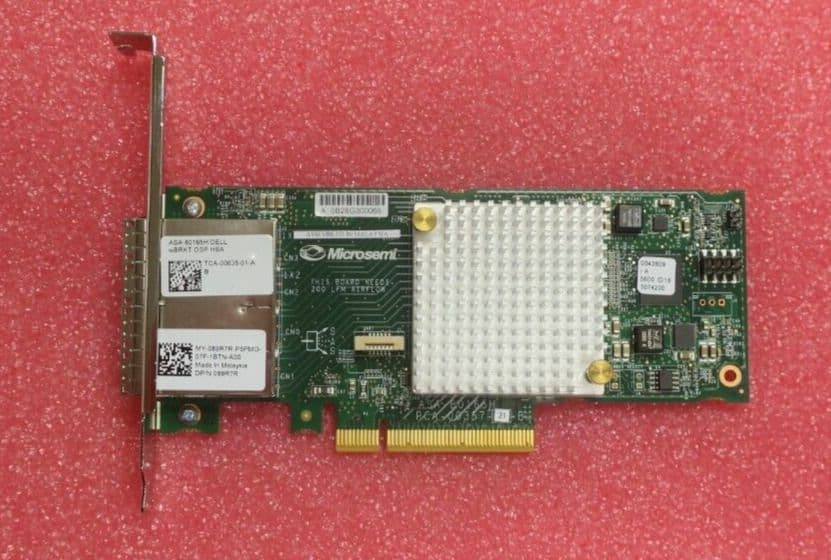 Dell ASA-80165H Quad-Port External Mini SAS HD 12Gb/s Host Bus Adapter ...