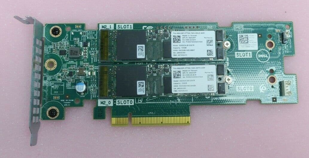 Dell Boss-s1 Boot Optimized Server Storage Adapter LP K4D64 2x 120GB ...