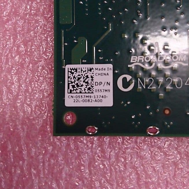 Dell Broadcom 5720 Dual-Port 1GbE PCIe Network Interface Card 557M9 LP ...