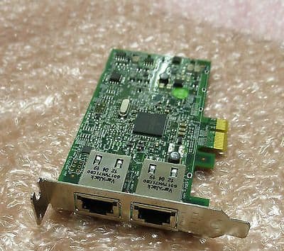 DELL BROADCOM 5720 DUAL PORT GIGABIT NIC PCI-E LOW PROFILE 557M9
