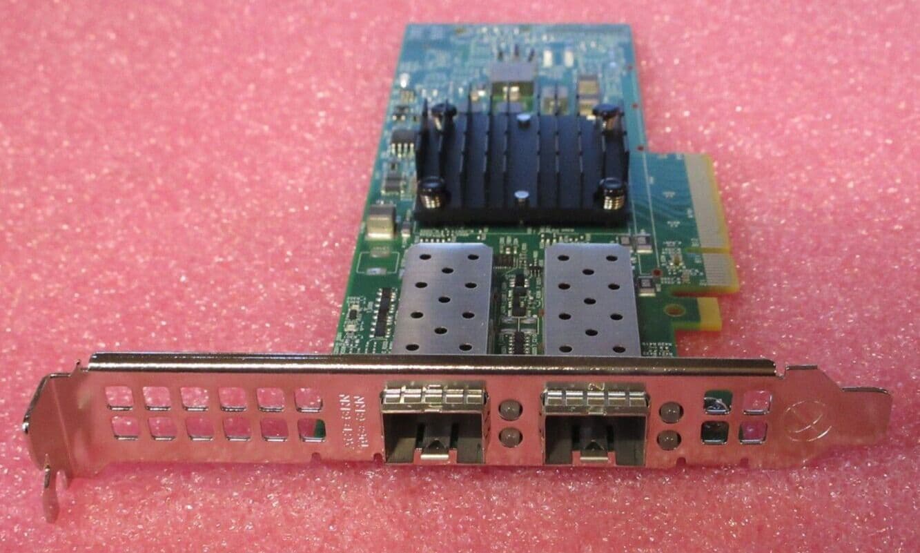 Dell Broadcom 57412 Dual Port 10Gb SFP Low Profile PCIe x8 Network Card ...