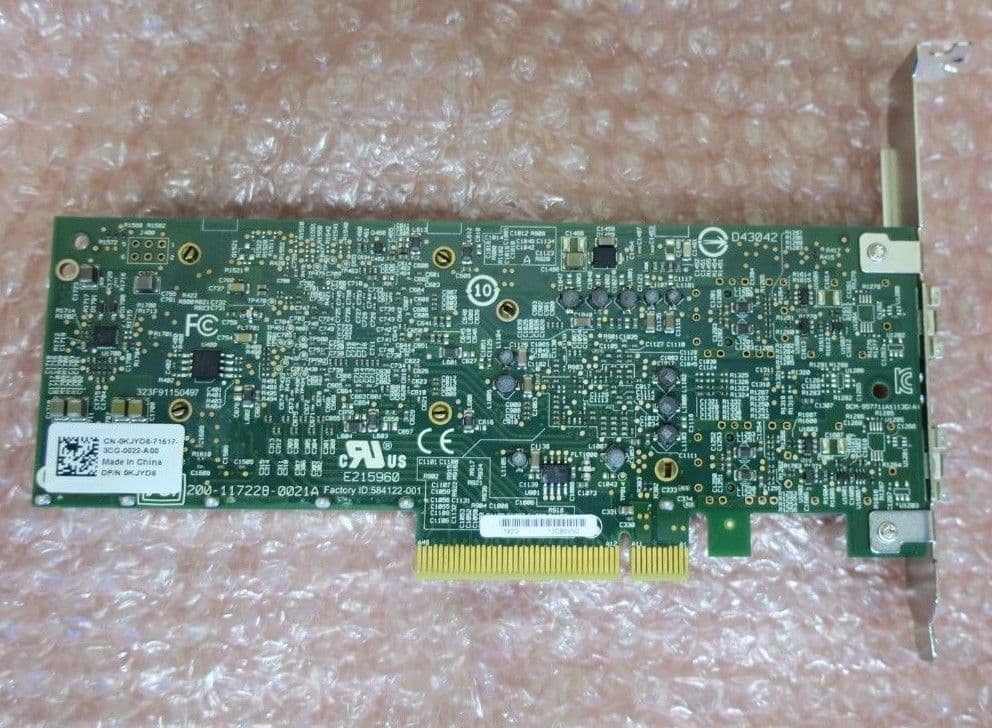 Dell Broadcom 57711 Dual-Port 10GbE Network Interface Card NIC KJYD8 0KJYD8