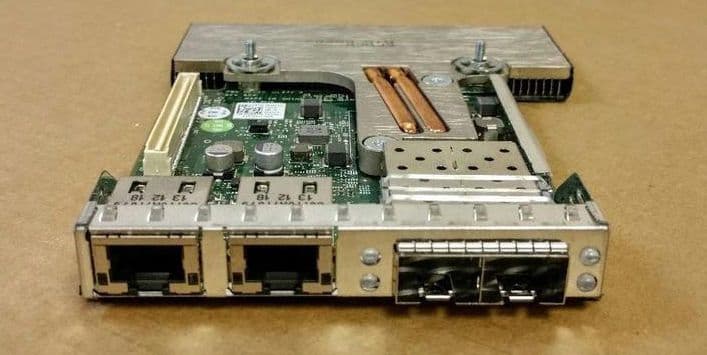 Dell Broadcom 57800S Quad Port RJ45 SFP 10GbE Network Daughter Card MT09V