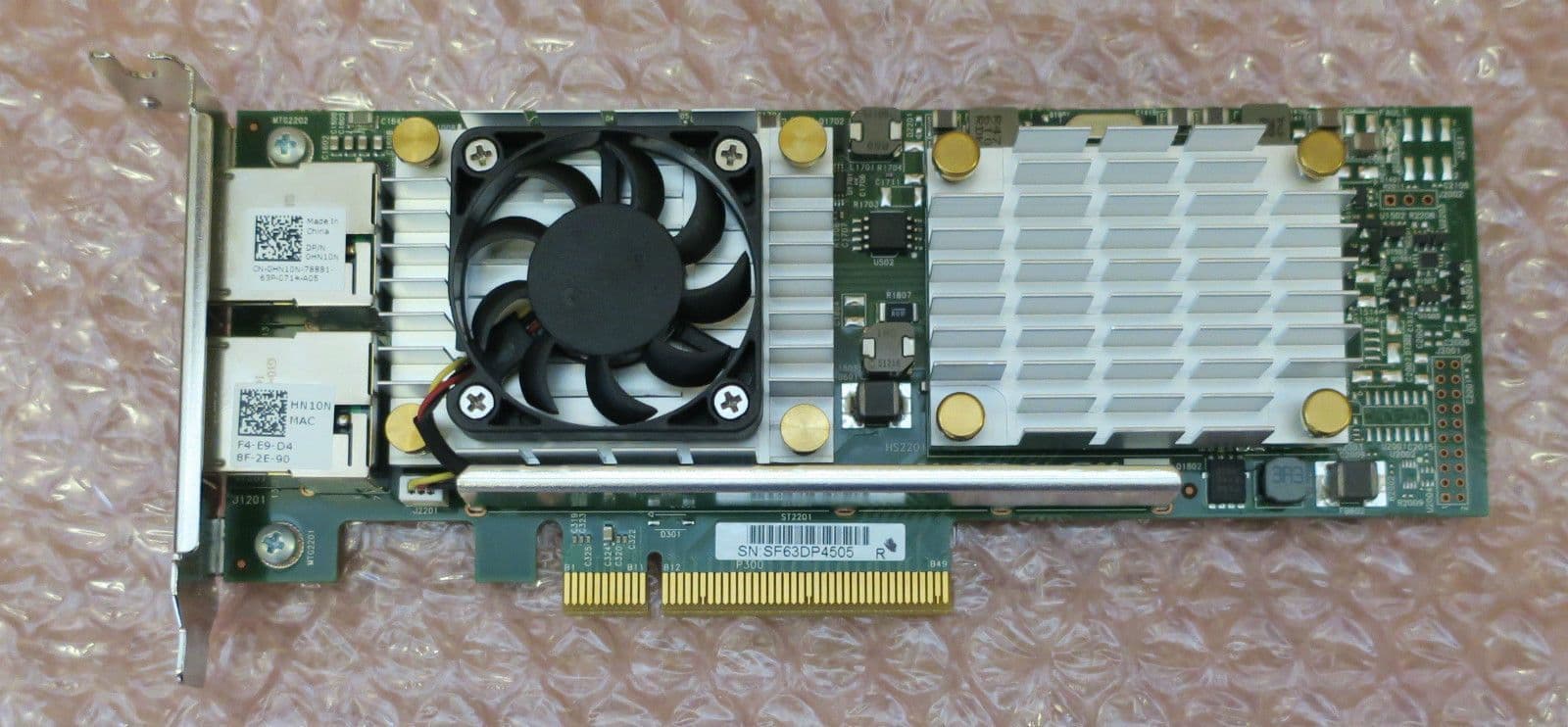 Dell Broadcom 57810S Dual Port 10GbE 10Gb BASE-T Ethernet PCIe Adapter ...