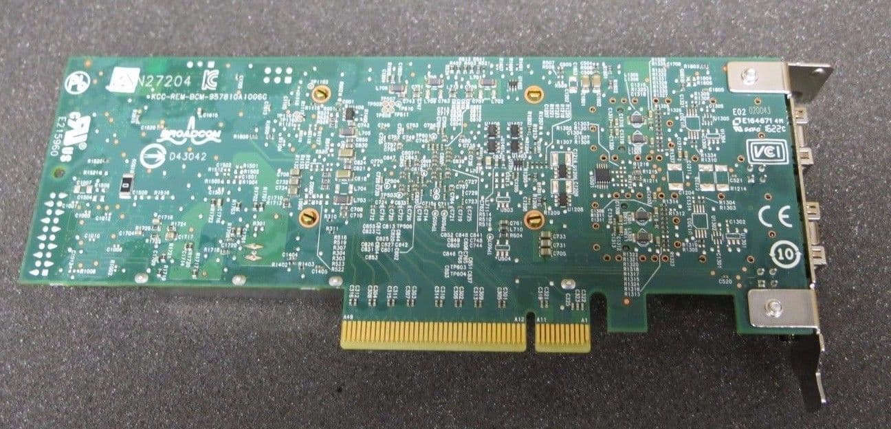 Dell Broadcom 57810S Dual-Port 10GbE SFP Converged Network Adapter ...