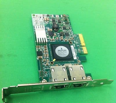 DELL BROADCOM DUAL PORT GIGABIT PCI-E NETWORK CARD ADAPTER F169G