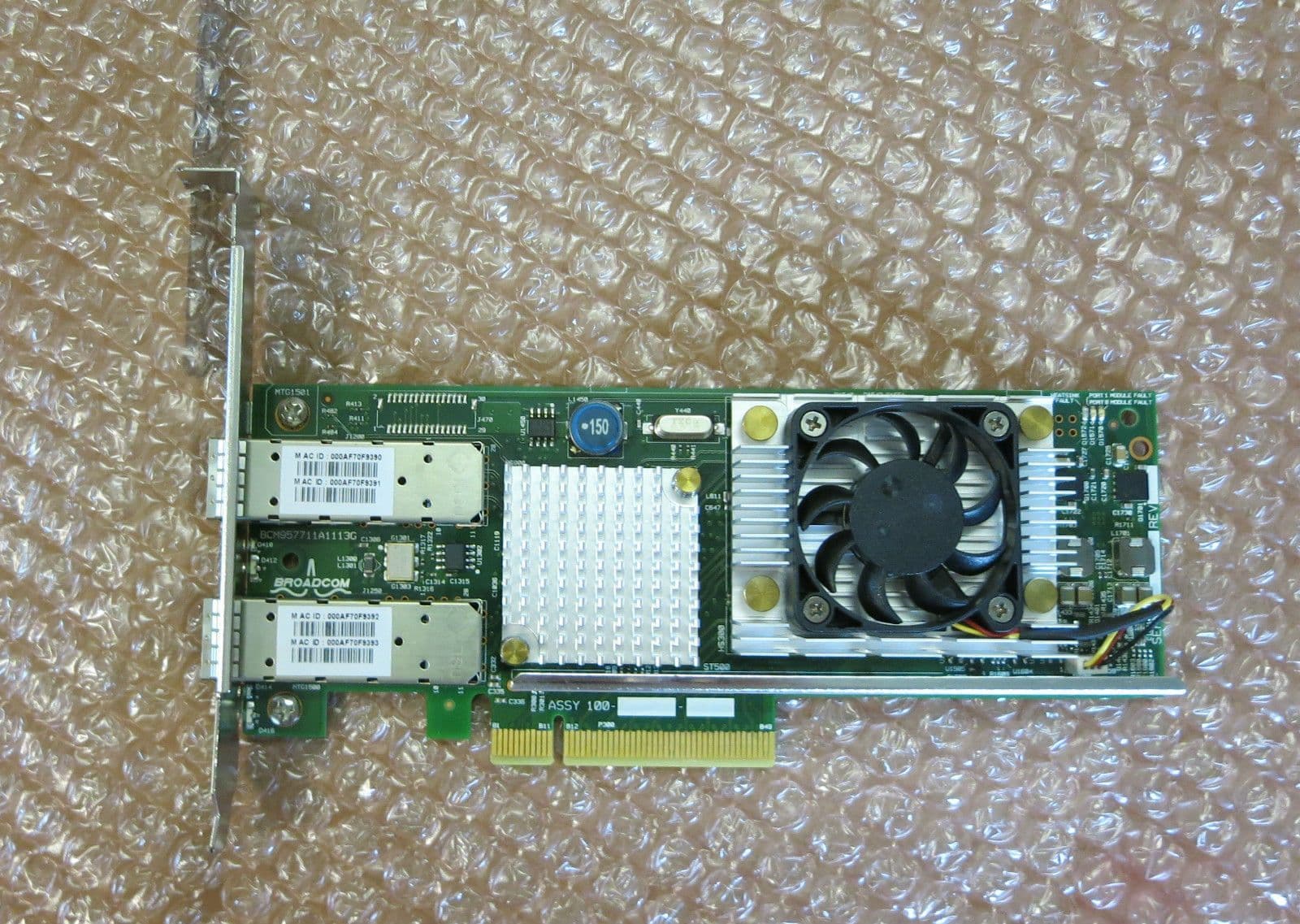 DELL BROADCOM ll 57711 DUAL PORT PCI-E SFP 10GBps Adaptor Card KJYD8
