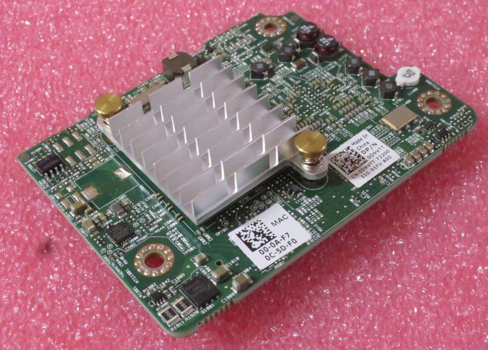 Dell Broadcom NetXtreme II 57711 10Gb Dual Port LOM Riser Card D9VTT 0D9VTT