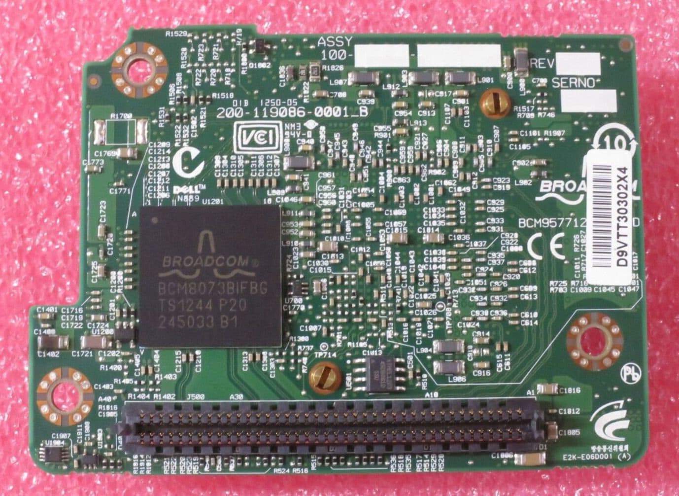 Dell Broadcom NetXtreme II 57711 10Gb Dual Port LOM Riser Card D9VTT 0D9VTT