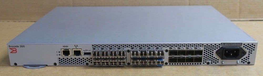 Dell Brocade 300 320 DL-320-0003 24-Port 16-Active 8Gb FC Switch U510F