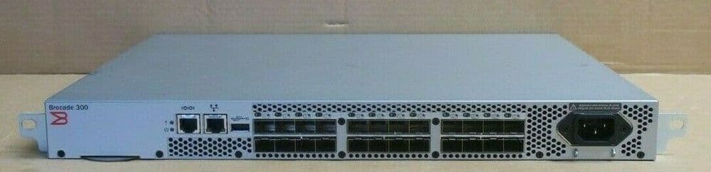 Dell Brocade 300 DL-320-0003 24-Port 8Gb FC SAN Switch 24-Port Active ...
