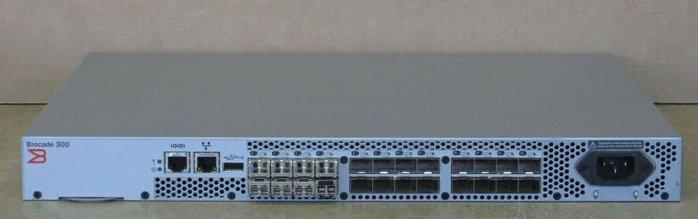 Dell Brocade 300 DL-320-0003 24-Port 8Gb FC SAN Switch 8-Ports Active ...