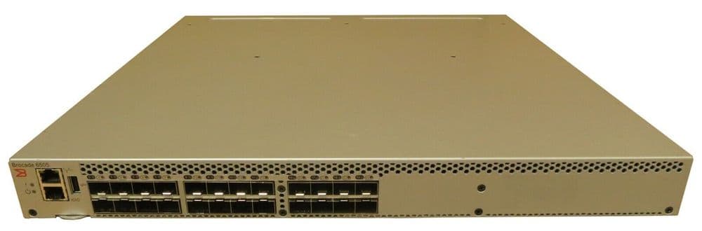 Dell Brocade 6505 0VCK9K 12x 16GB Ports Active FC Fibre Switch DL-6505 ...