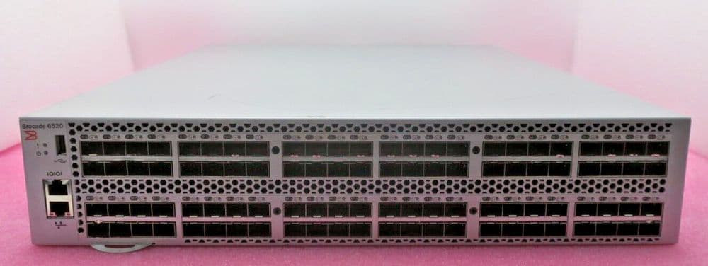 Dell Brocade 6520 96x 16G SFP FC SAN Switch 96-Active X9KG1 DL-6520-48 ...