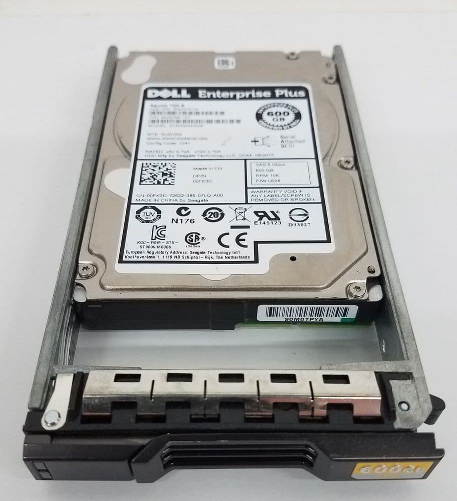 Dell Compellent Enterprise Plus 600GB 10K 2 5" 0FK3C LE08 9WG066-157 ...