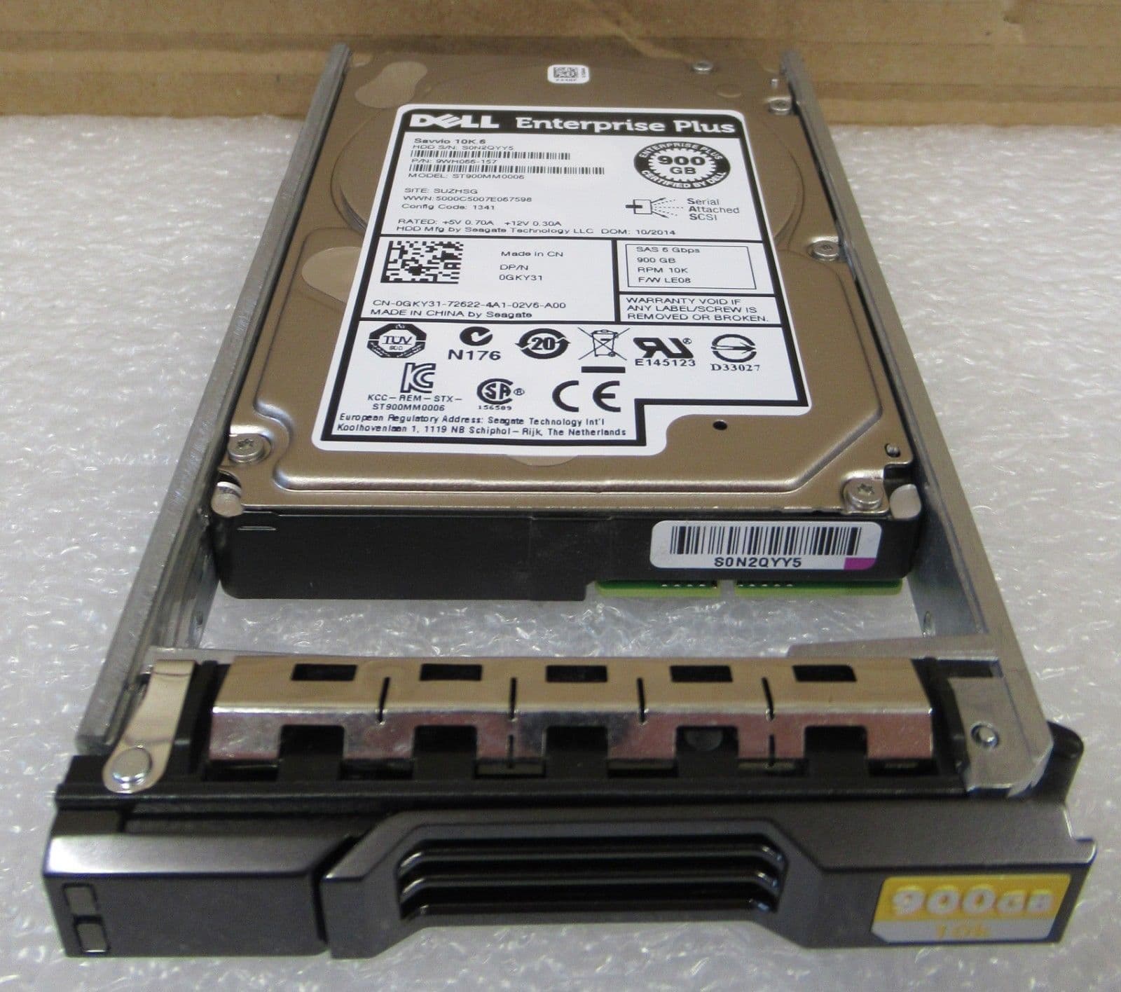 Dell Compellent Enterprise Plus 900GB 2 5" SAS 6GB/s 10K 64MB HDD SC220 ...