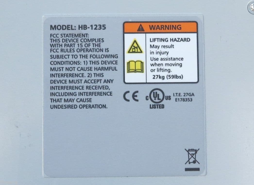 Dell Compellent HB-1235 30 Series Storage Array - 2x Controllers 10x ...