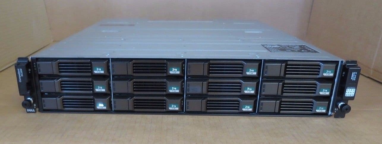 Dell Compellent SC200 24TB 12x 2TB 7 2K 2x SC2 EMM Controller Expan ...