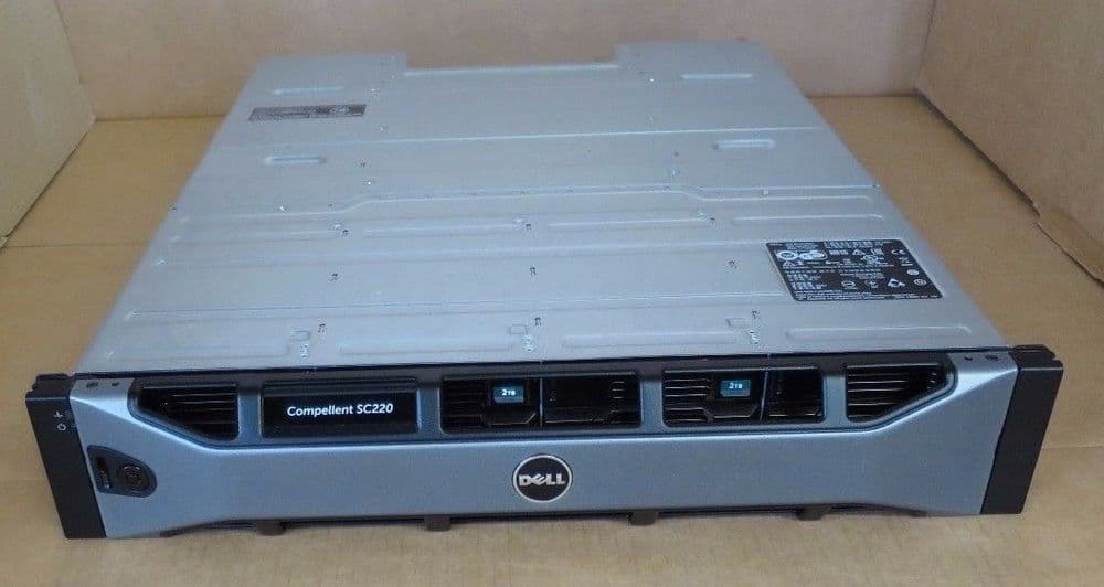 Dell Compellent SC200 24TB 12x 2TB 7 2K 2x SC2 EMM Controller Expan ...