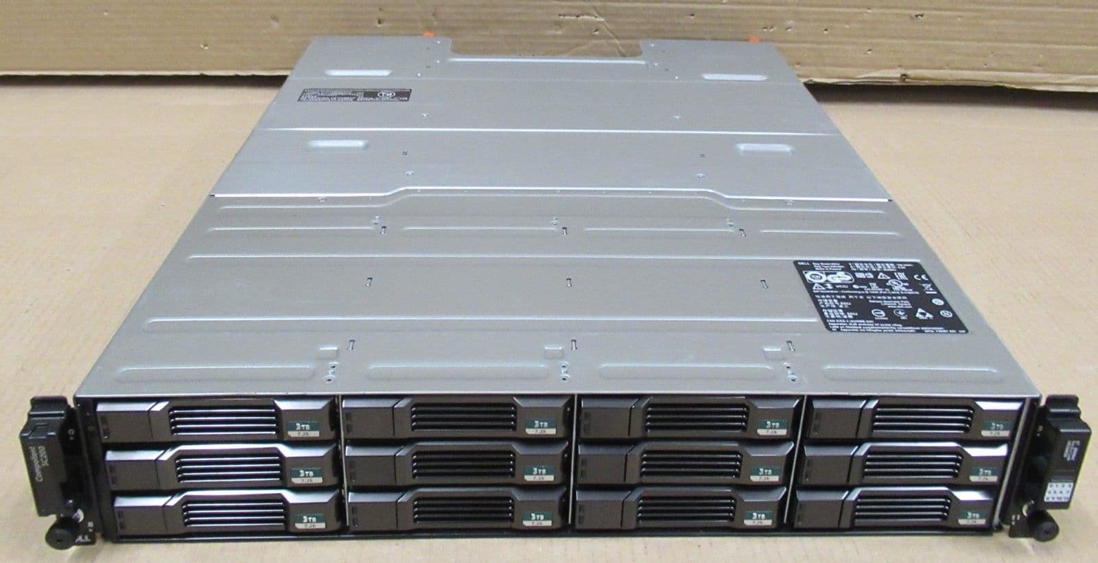 Dell Compellent SC200 36TB SAS 12 x 3TB 2x SC2 EMM Controllers ...