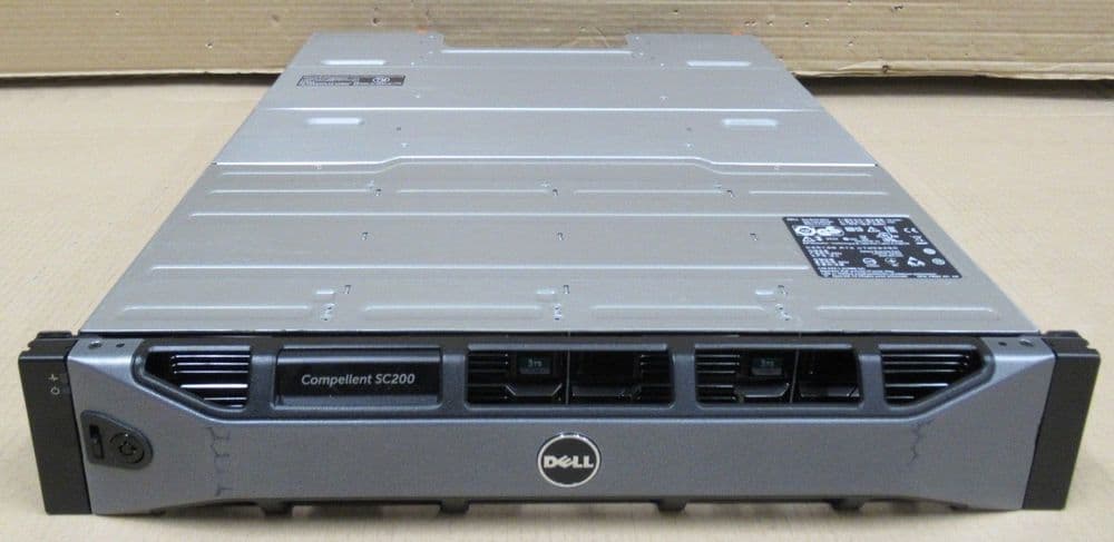 Dell Compellent SC200 36TB SAS 12 x 3TB 2x SC2 EMM Controllers ...