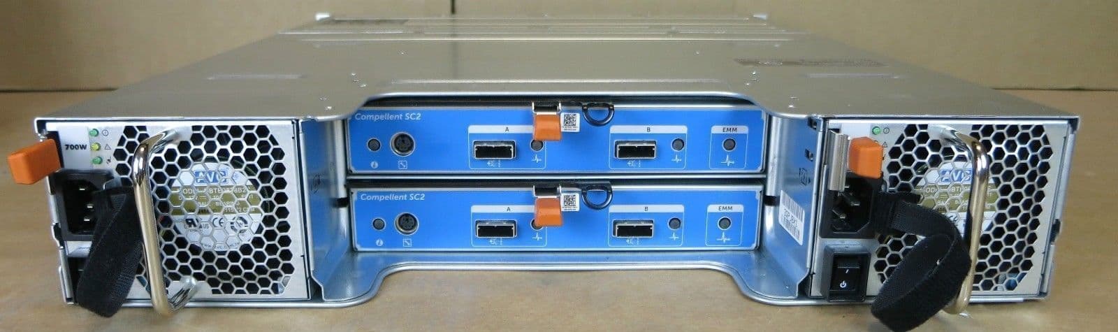 Dell Compellent SC200 72TB SAS 12 x 6TB SAS Expansion Enclosure 2x 700W PSU