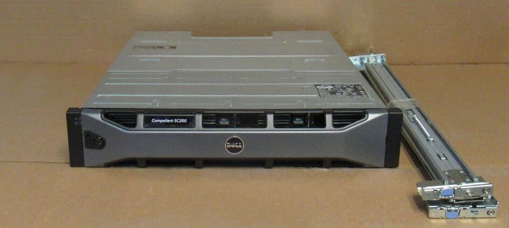 Dell Compellent SC200 96TB 12x 8TB SAS 12G 7 2K HDD 2 x PSU Expansion ...