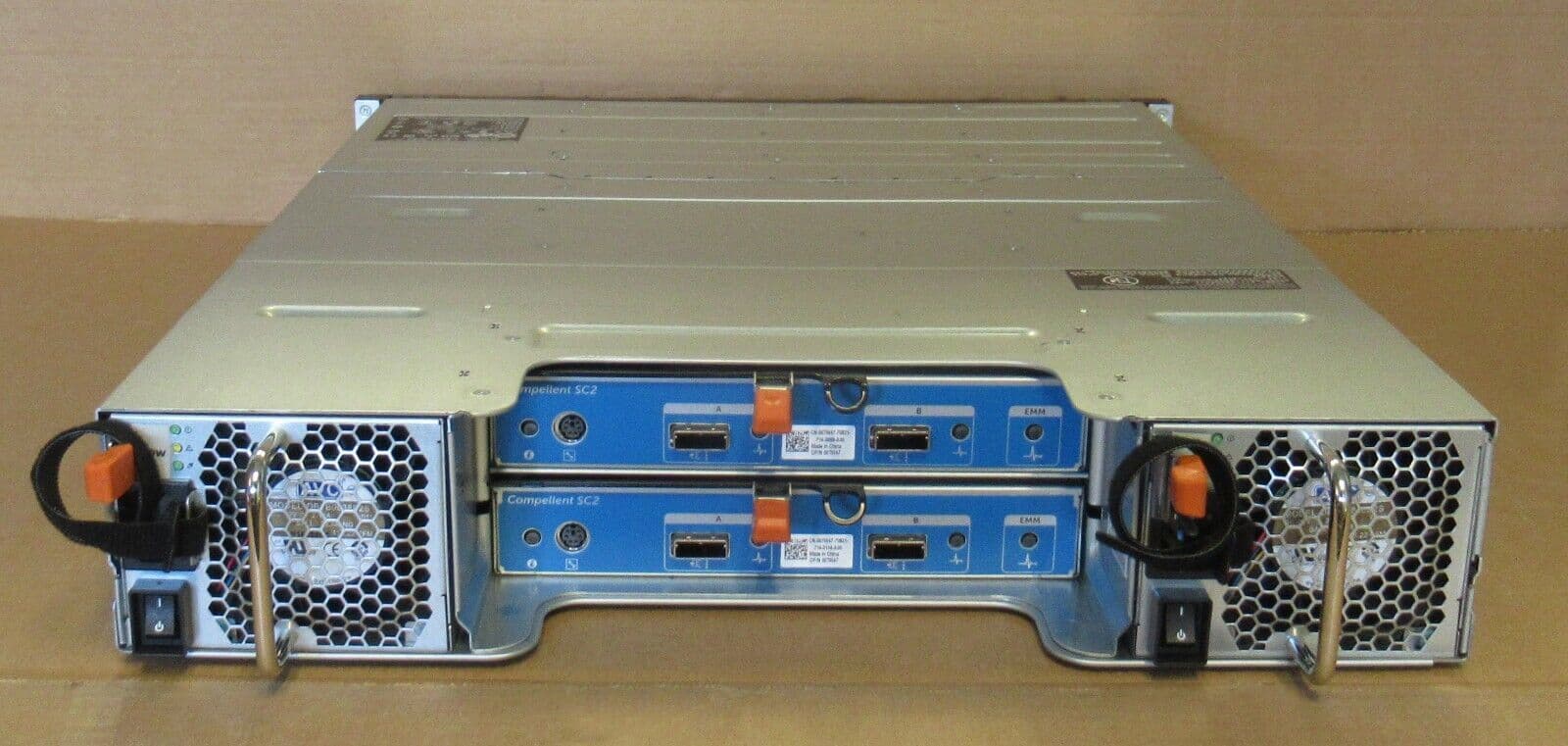 Dell Compellent SC200 96TB 12x 8TB SAS 12G 7 2K HDD 2 x PSU Expansion ...