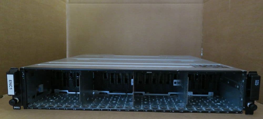 Dell Compellent SC220 0XM3KX Expansion Enclosure 24 x 2 5" 2x EMM 2x ...