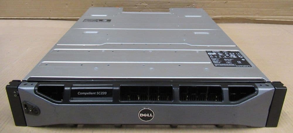Dell Compellent SC220 18 9TB SAS 21x 900GB 2x SC2 EMM Controller ...