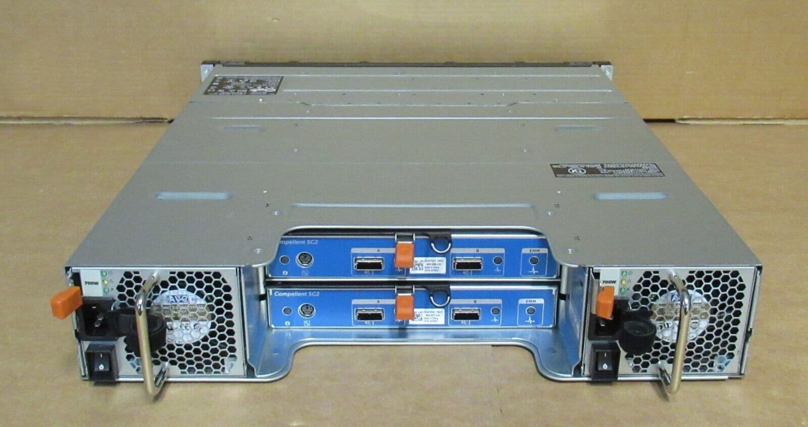 Dell Compellent SC220 24x 1 8TB 12G SAS HDD Expansion Shelf 2x SC2 Modules