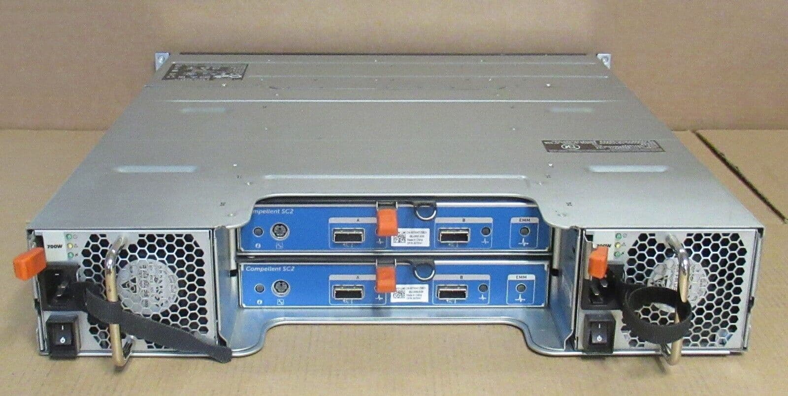 Dell Compellent SC220 37 8TB 12G SAS HDD Expansion Enclosure 2x SC2 Modules