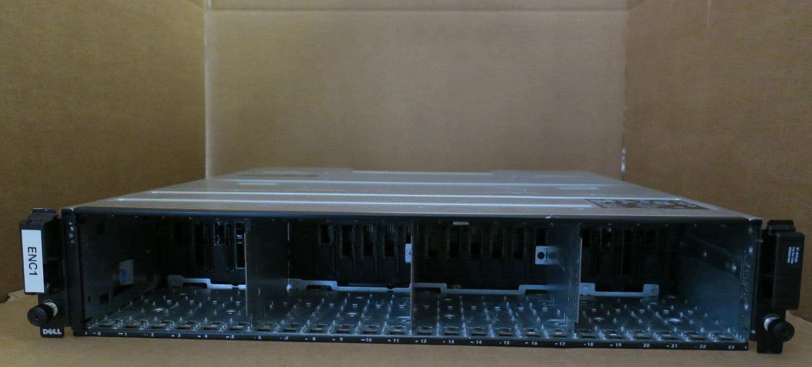 Dell Compellent SC220 Expansion Enclosure 24x 2 5" HDD Bays 2x EMM 2x ...