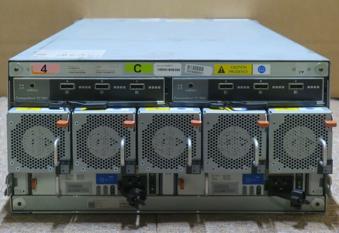 Dell Compellent SC280 High Density Dense Storage Enclosure 5U 12G SAS ...