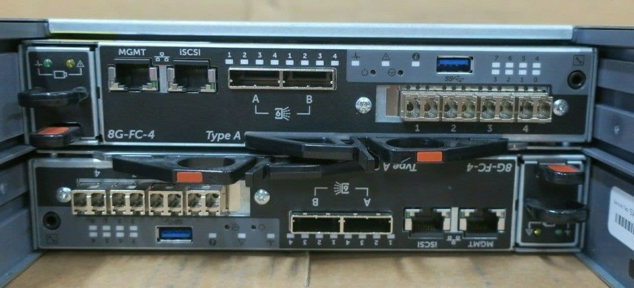 Dell Compellent SC4020F Storage Array 24-Bay Dual 8Gb FC Controller 8G-FC-4