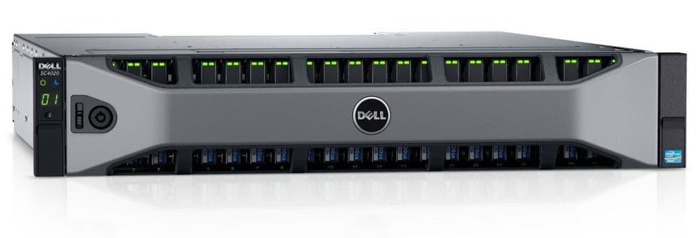 Dell Compellent SC4020F Storage Array 2x 8G-FC-4 controllers