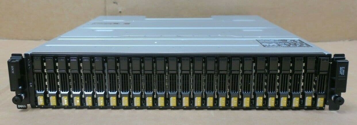 Dell Compellent SC420 Expansion Enclosure 24x 1 8TB 10K SAS HDD 2x EMM ...