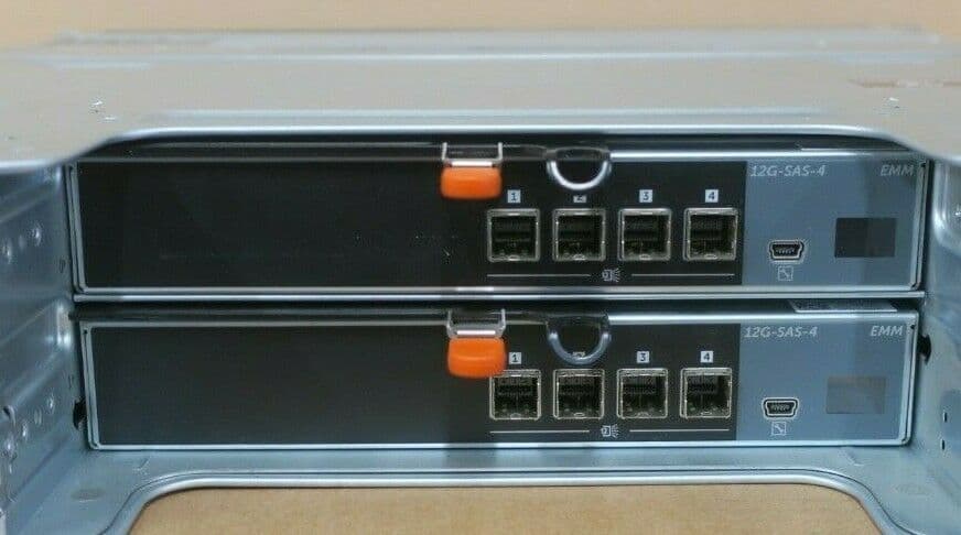 Dell Compellent SC420 Expansion Enclosure 24x 2 5" SAS Bays 2x 12G-SAS ...