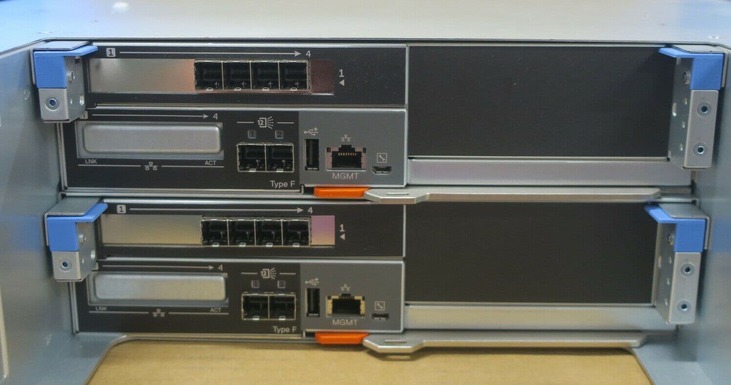 Dell Compellent SCv3000 Storage Array 16x 4TB 3 5" SAS HDD 2x 16G-FC-4 ...