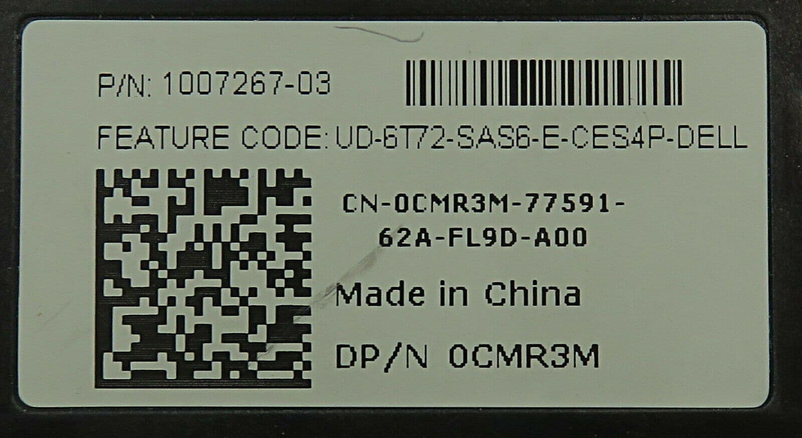 Dell Compellent Storage Centre SC280 3 5" Caddy CMR3M 1007267-03