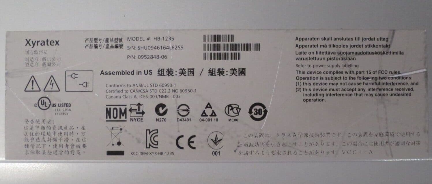 Dell Compellent / Xyratex HB-1235 12-Bay SAS 3 5" DAS Enclosure 0952848-06