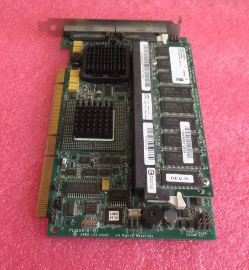 Dell D9205 PERC 4/DC 128MB 64-bit Ultra-320 SCSI PCI-X RAID Controller Card