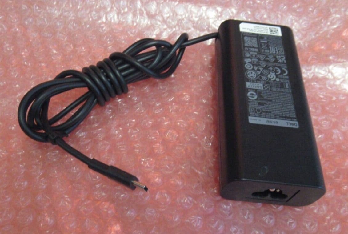 Dell DA65NM190 T8W34 0T8W34 USB Type-C Laptop AC Power Adapter 65W 20V ...