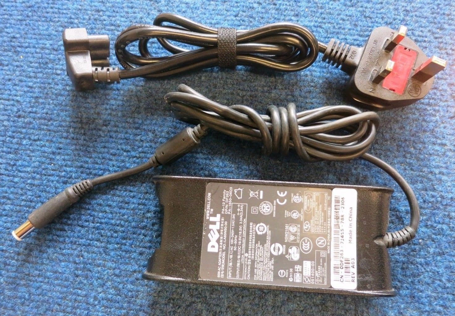 Dell DF263 LA65NS0-00 PA-12 Family Laptop AC Power Adapter 65W 19 5 3 34A