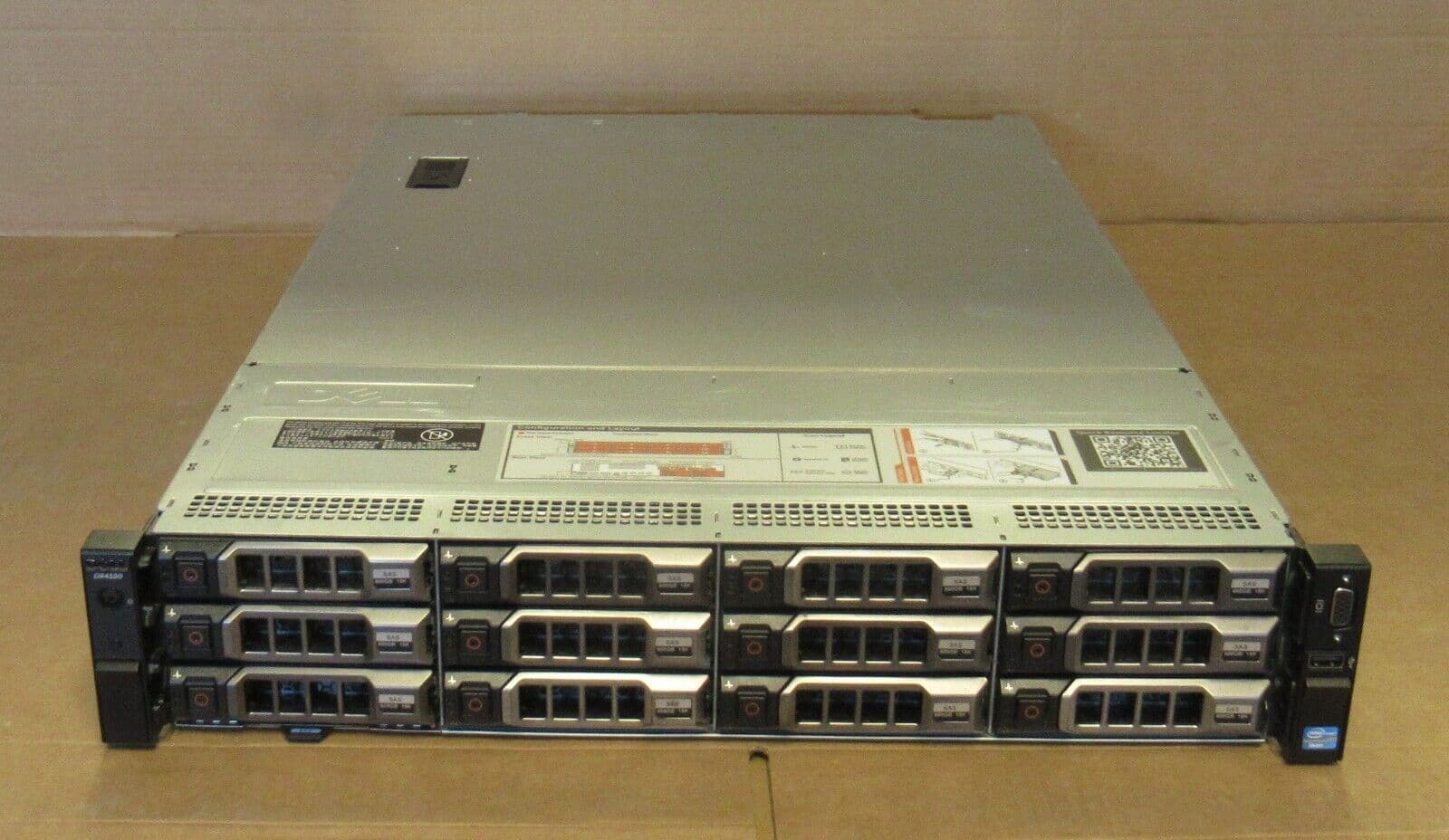 Dell DR4100 2 x 6-Core E5-2620 2GHz 32GB 12 x 600GB SAS 15k Backup ...