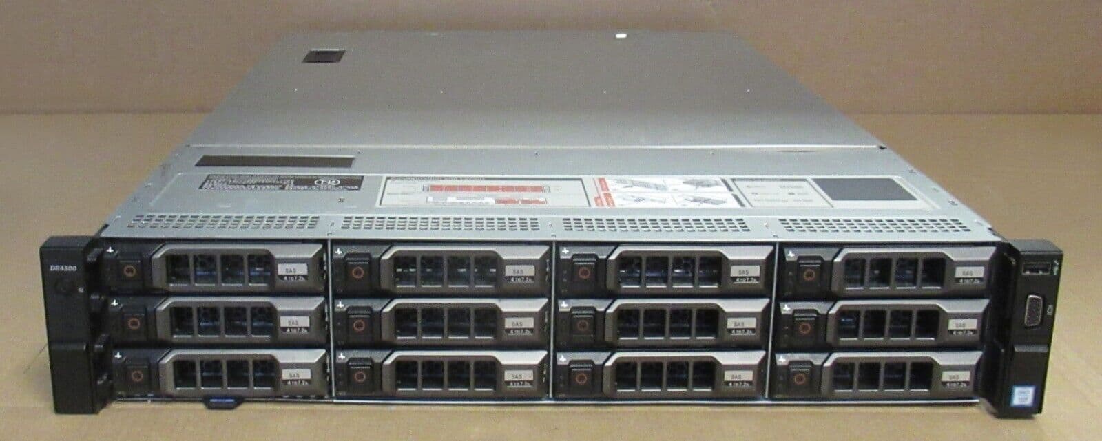 Dell DR4300 2x E5-2660v3 2 60Ghz 64GB RAM 48TB HDD 12x 3 5" 2x 2 5" Bay ...